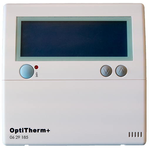 OptiTherm+ digital clock thermostat | Mark Climate Technology