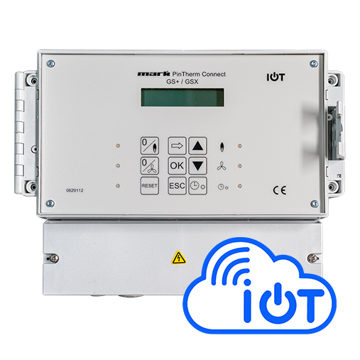 PinTherm Connect GS+/GSX IoT/WiFi digital room thermostat | Mark Climate Technology