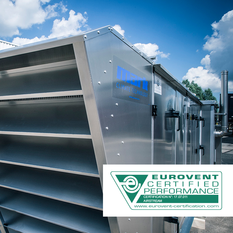 Mark AHU's Eurovent certified | Mark Climate Technology