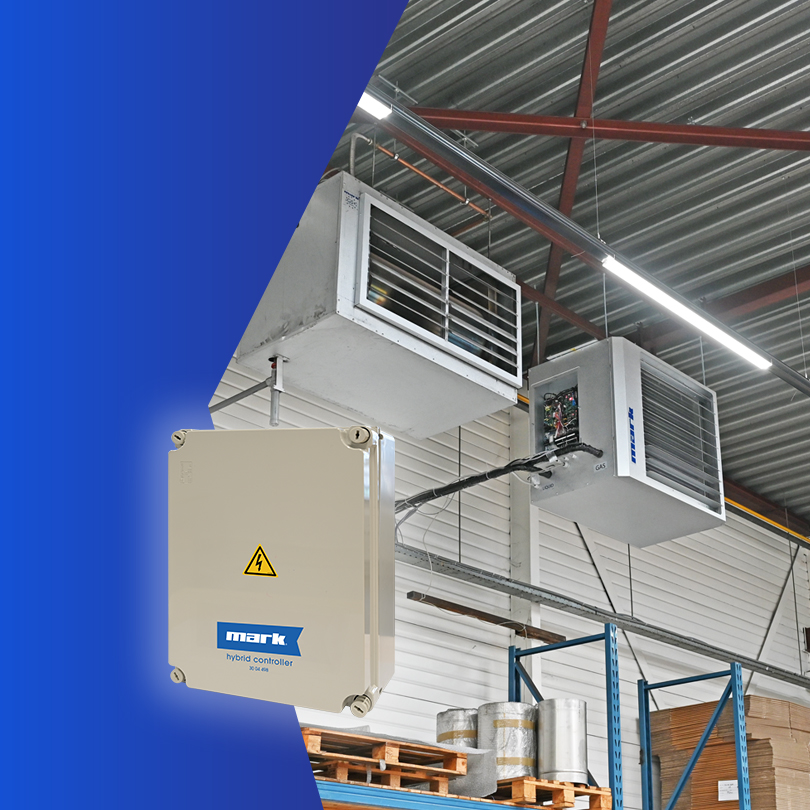 NEW: Hybrid control for air heater in combination with heat pump | Mark Climate Technology